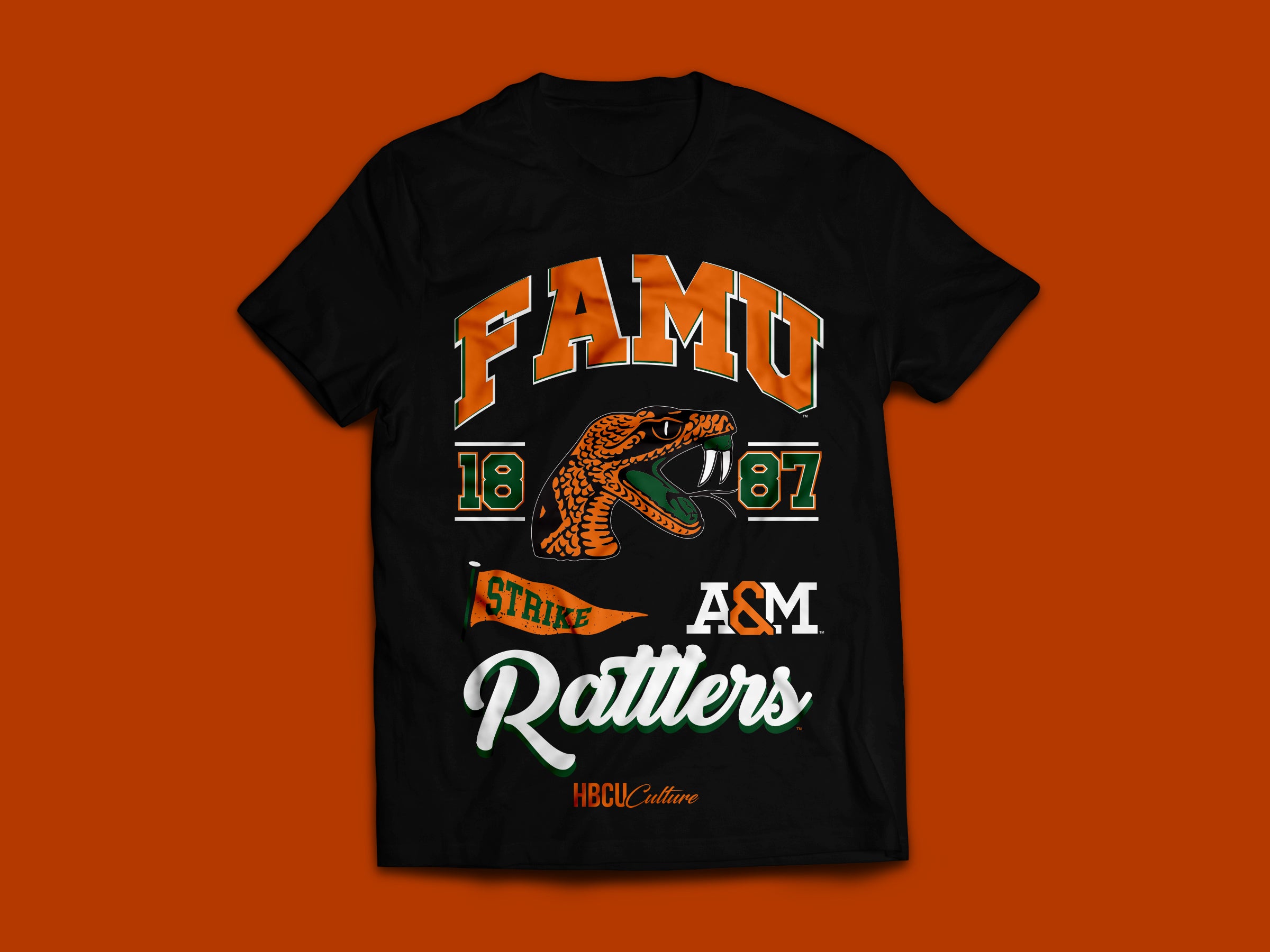 Famu Shirts FAMU Night Lights T Shirt | Lucks Closet